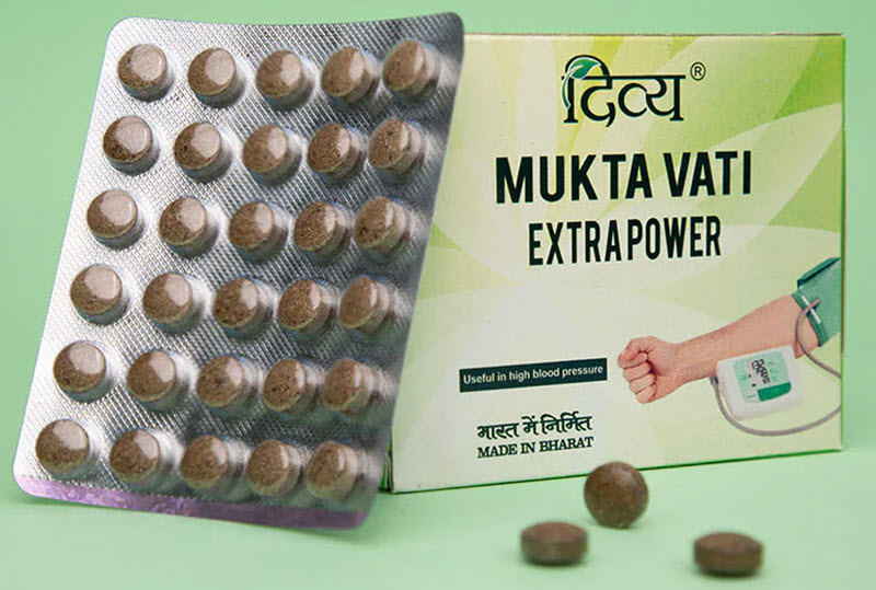 Mukta vati tablets useful in blood pressure